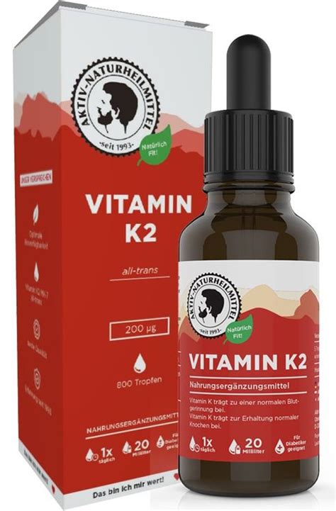 Vitamin K2 Mk7 100 All Trans 20ml Neu Und Originalverpackt In