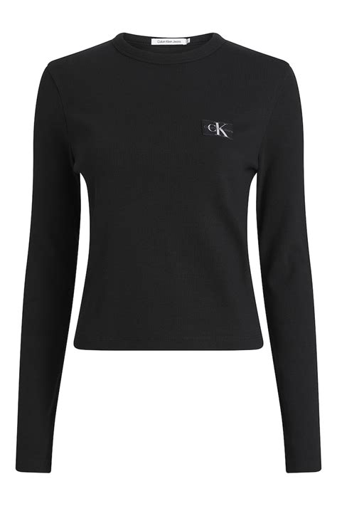 Памучна блуза с лого Calvin Klein Jeans J20j222781 Beh