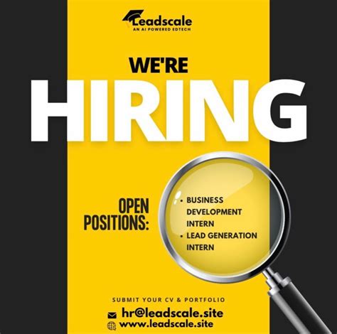 Shilpa Sharda On Linkedin We Are Hiring Business Development Intern And Lead Generation Intern