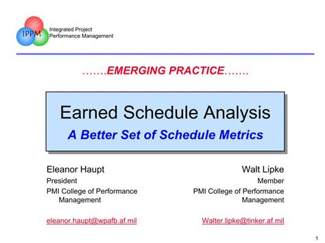 Pdf Earned Schedule Analysis Earned Schedule Analysis Dokumen Tips