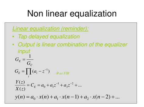 Ppt Introduction To Equalization Powerpoint Presentation Free Download Id375396