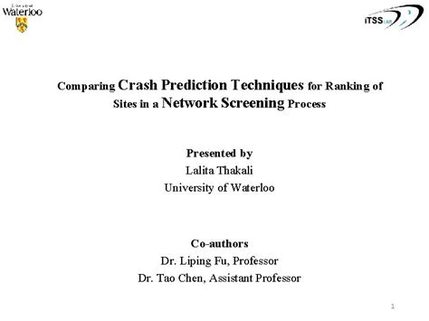 Comparing Crash Prediction Techniques For Ranking Of Sites