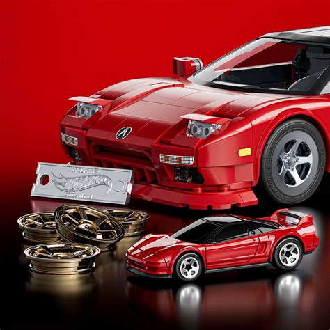 Mattel Brick Shop Hot Wheels 90 Acura Nsx Building Set Mattel Creations