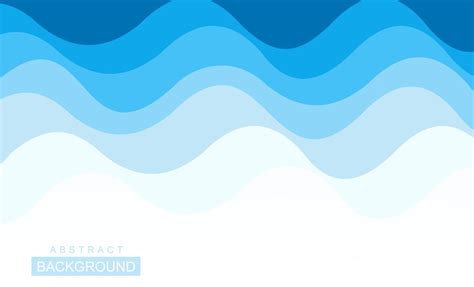 Premium Vector Abstract Blue Waves Of Ocean Background