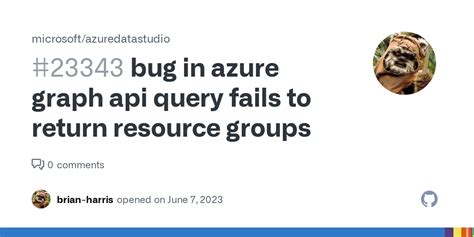 Bug In Azure Graph Api Query Fails To Return Resource Groups · Issue
