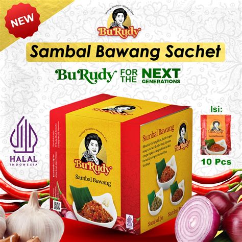 Sambal Sachet Bu Rudy Dengan Kemasan Yang Lebih Ekonomis Pusat Oleh Oleh Bu Rudy