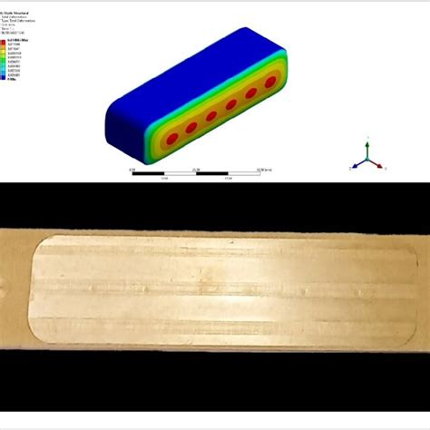 A Upper Deformation Results From The Fem Simulation X Direction Download Scientific