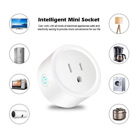 Buy Smart Plug WiFi Outlets Mini Smart Socket Remote Control Pcs GearVita