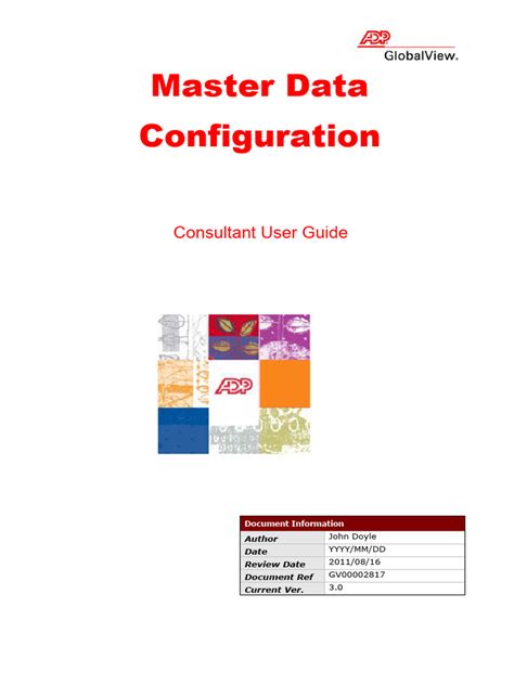 Master Data Configuration Pdf