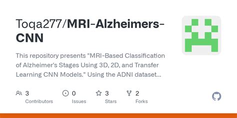 Github Toqa277mri Alzheimers Cnn This Repository Presents Mri