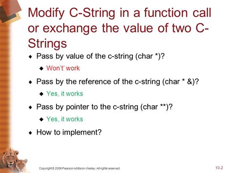 Copyright © 2006 Pearson Addison Wesley All Rights Reserved This Weeks Topics Pointers