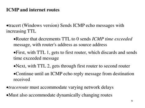 Ppt Icmp 1 Introduction 2 Error Detection 3 Error Reporting 4 Types