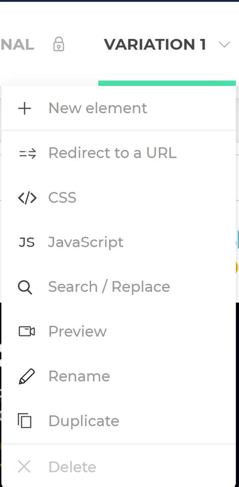 Kameleoon — User Manual Create A Widget Template Kameleoon — User Manual