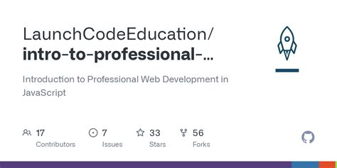 github launchcodeeducation intro to professional web dev