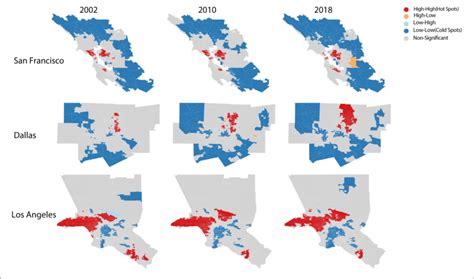 Local Spatial Autocorrelation Significant Areas Map Download