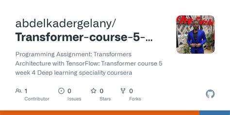 Github Abdelkadergelanytransformer Course 5 Week 4 Deep Learning Speciality By Coursera