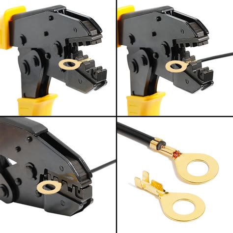 50pcs Open Barrel Wire Crimp Copper Terminal Connerctor Non Insulated Ring Lugs Crimp Cable