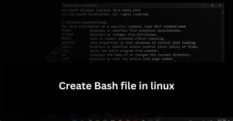 How To Create A Bash Script In Linux