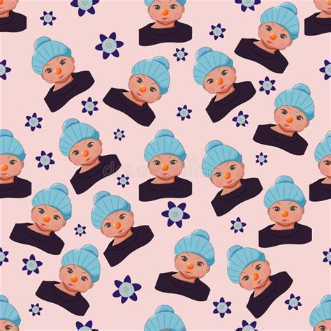 Character Pattern Stock Illustration Illustration Of Fabric 283032440