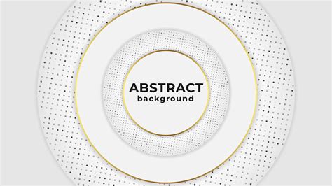 Modern Abstract Circular Background With Golden Detail 695255 Vector