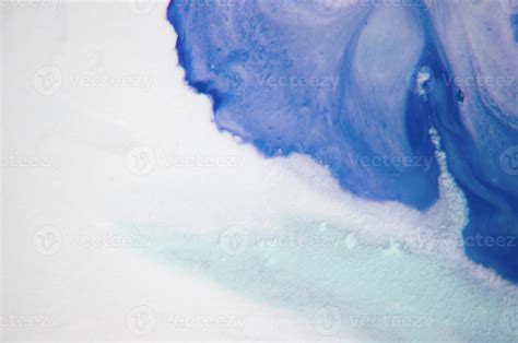 Abstract Created Using The Technique Of Liquid Acrylic Macro