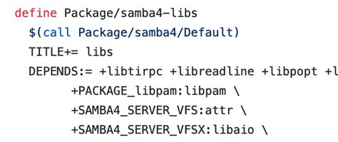 Samba4 Libs云编译出错，缺少依赖libpam（makefile中声明了该依赖） · Issue 3268