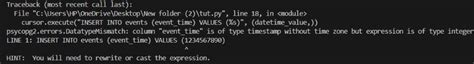 How To Handle Validdatetimeformat Error In Python