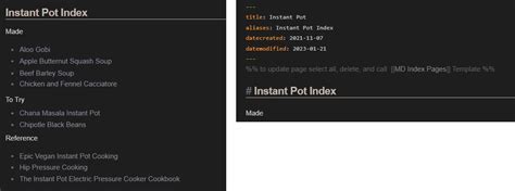 Index Pages In Markdown · Silentvoid13 Templater · Discussion 1001 · Github