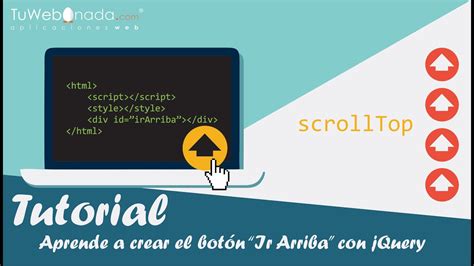 crear el botón ir arriba animado para tu website con jquery css y