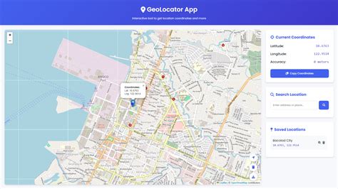 Interactive Geolocator App Using Html Css And Javascript With Source
