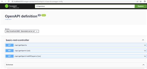 Springboot OpenAPI Swagger Java Training School