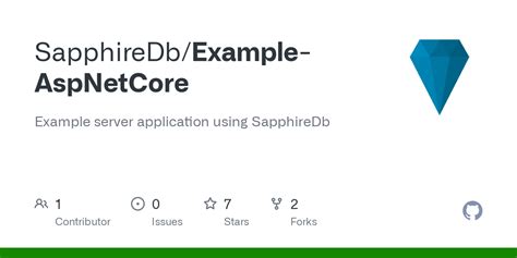 Github Sapphiredbexample Aspnetcore Example Server Application