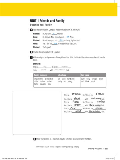 World English 3e Level Intro Writing Program Unit 1 Pdf Hair
