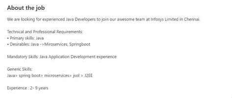 Jones Sathya On Linkedin Java Javadeveloper Javajobs Dailypost Hiringalert Jobalert