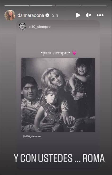 Dalma Maradona Revel Cu L De Sus Hijas Se Parece M S A Ella Minuto Argentina