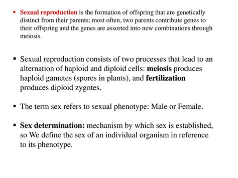 Sex Is Determined By A Number Of Different Mechanisms Ppt Download