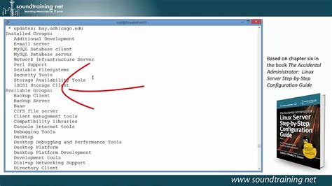 using yum groups to simplify linux package installation linux server