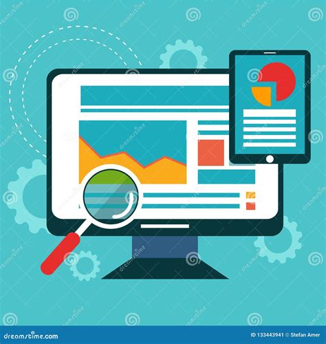 flat design modern vector illustration icons set of website seo