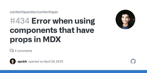 Error When Using Components That Have Props In Mdx · Issue 434