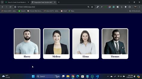 Created A Team Section With Css Hover Effects Abdul Mabud Posted On The Topic Linkedin