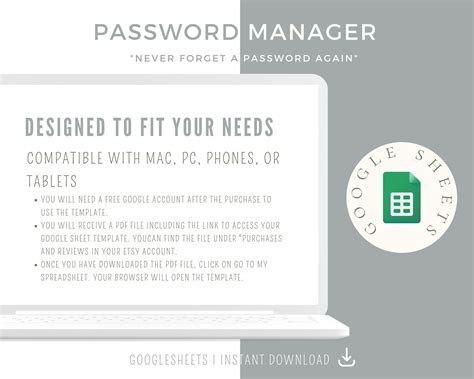 password tracker spreadsheet for excel password book password log excel template password log