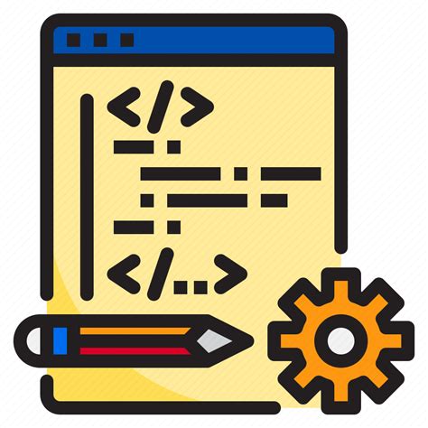 Coding Programming Development Source Html Icon Download On
