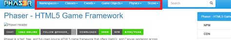 Where Can I Fint A List Of Methodsattributes For Phaserjs Web