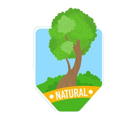 Premium Vector Green Tree With Lush Leaves On A Floating Island With