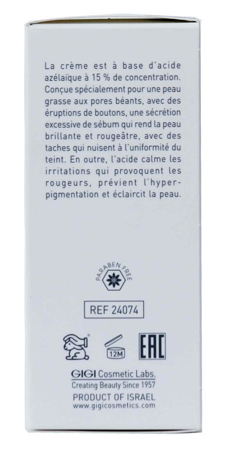 GIGI Bioplasma Azelaic Cream 15% For Oily Skin 30ml 1fl.oz - GiGi ...