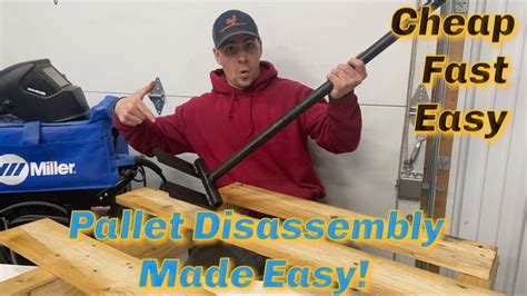 How To Disassemble Pallets Without Breaking Them Tool Build Youtube