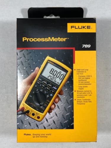 Fluke 789 Processmeter Digital Multimeter Loop Calibrator 95969112192 Ebay