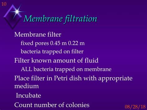 Bacterial Count Method To Count Bacteria Ppt