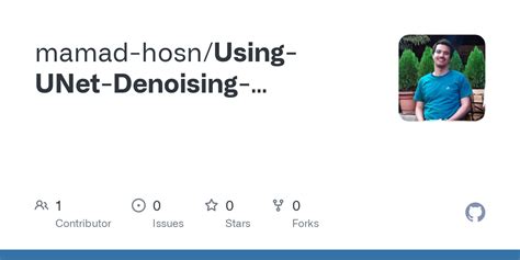 Github Mamad Hosnusing Unet Denoising Pictures With Sparse Noise