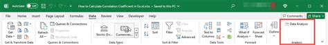 Calculate Correlation Coefficient In Excel Easy Ways
